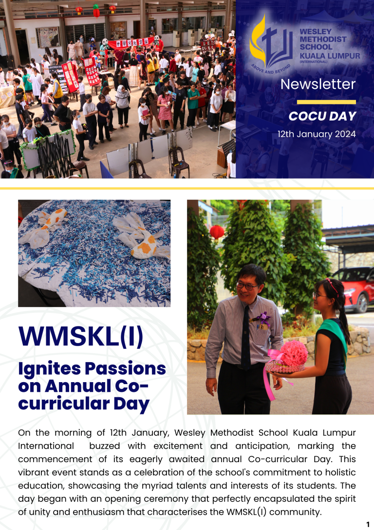 Wesley Methodist School Kuala Lumpur | WMSKLI Co-curricular Day 2024