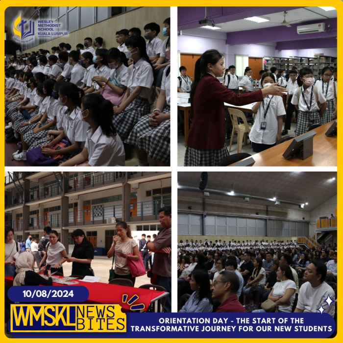Wesley Methodist School Kuala Lumpur | Orientation Day – The start of the transformative journey ...